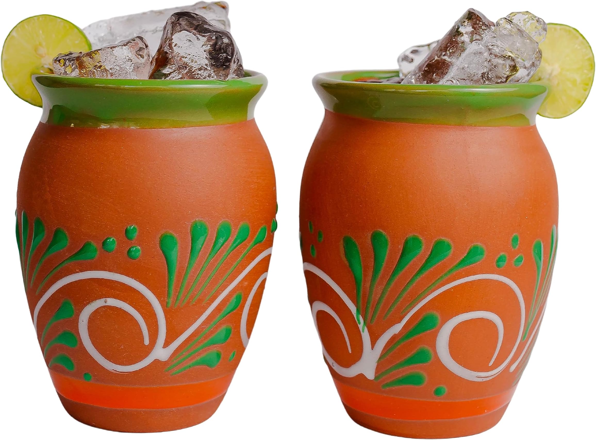 Amazon.com: Made in Mexico Authentic Mexican Cantaritos Jarritos de ...