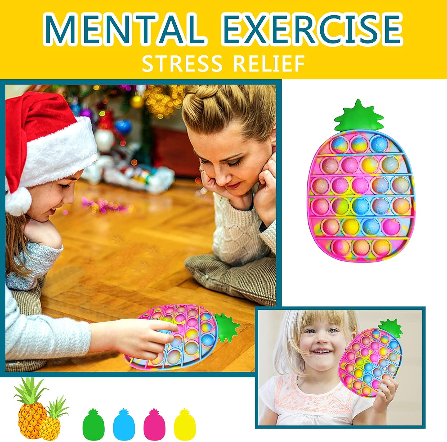 ariel-gxr 29 Pack Push Bubbles Sensory Fidget Toys for Kids Girls Boys ...