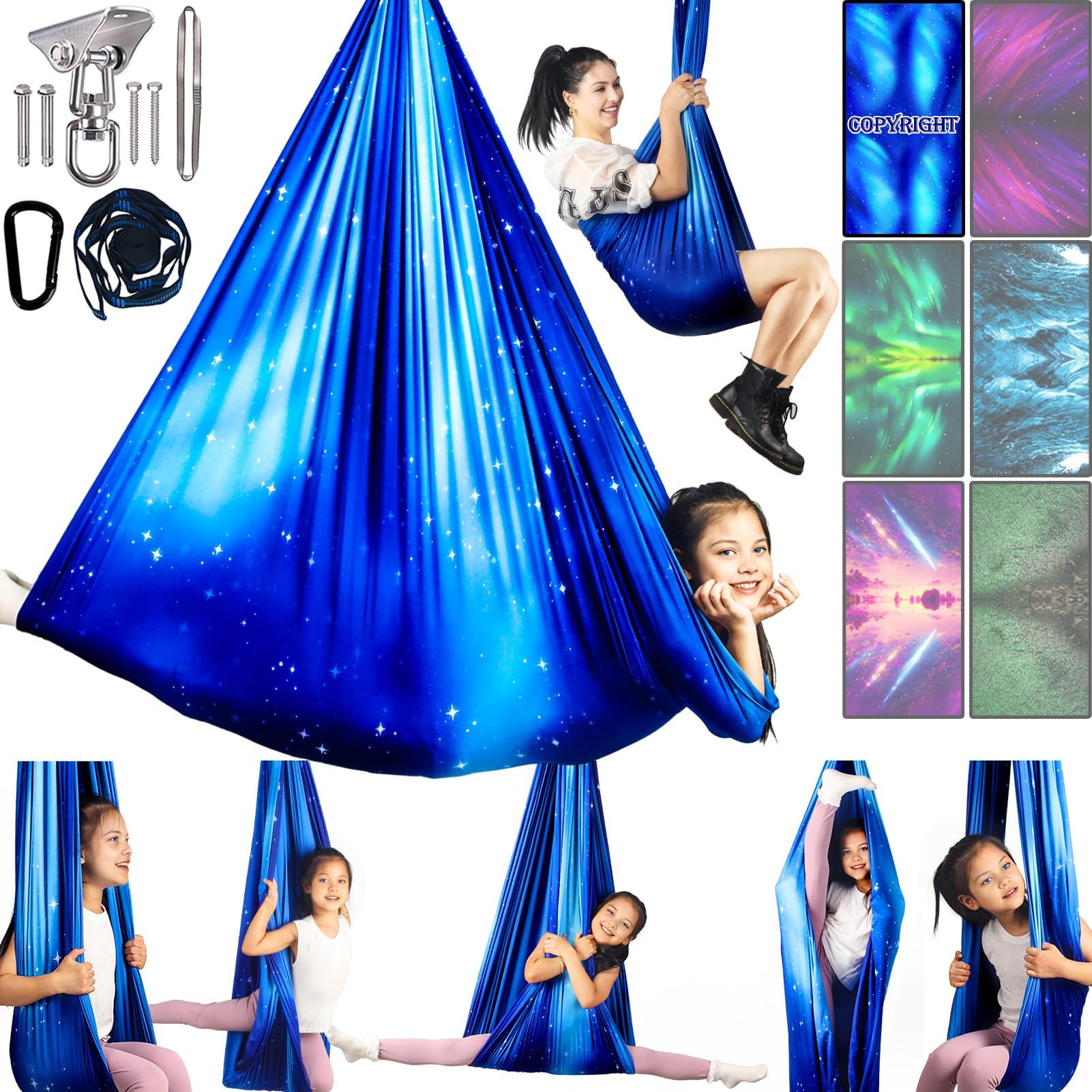 Amazon.com : Sensory Swing, Therapy Swing for Kids & Adults, Cuddle ...