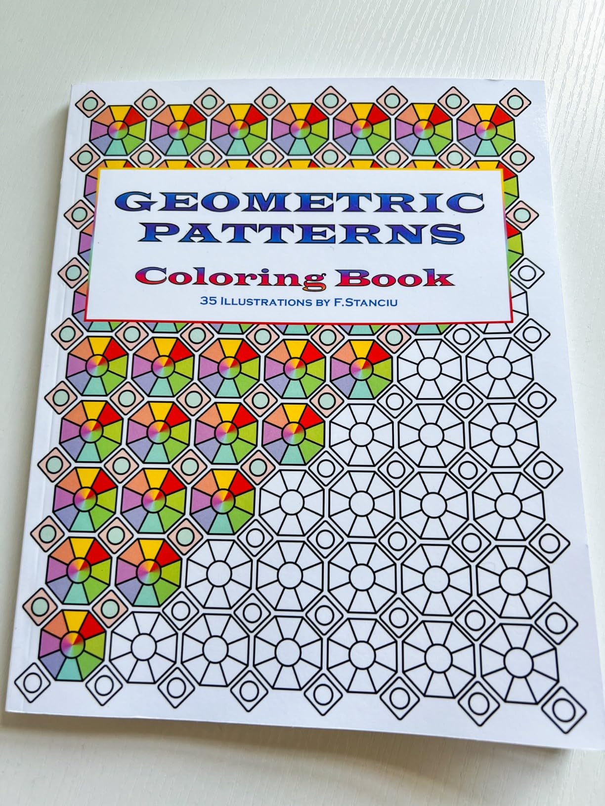 Amazon.com: Geometric Patterns - Coloring Book: 35 Illustrations ...