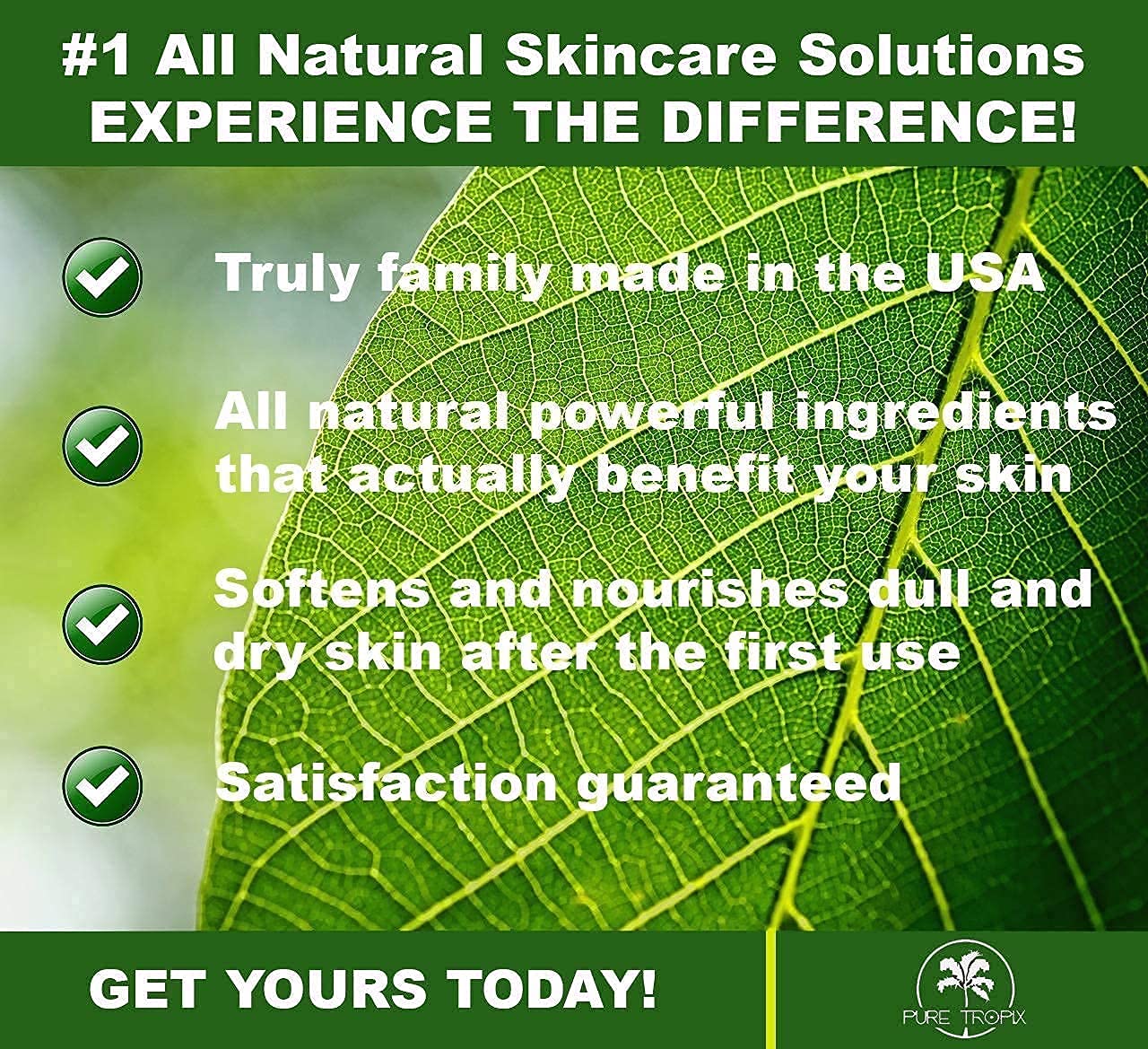 Pure Tropix Ingrown Hair Treatment & Prevention Kit For Men & Women ...