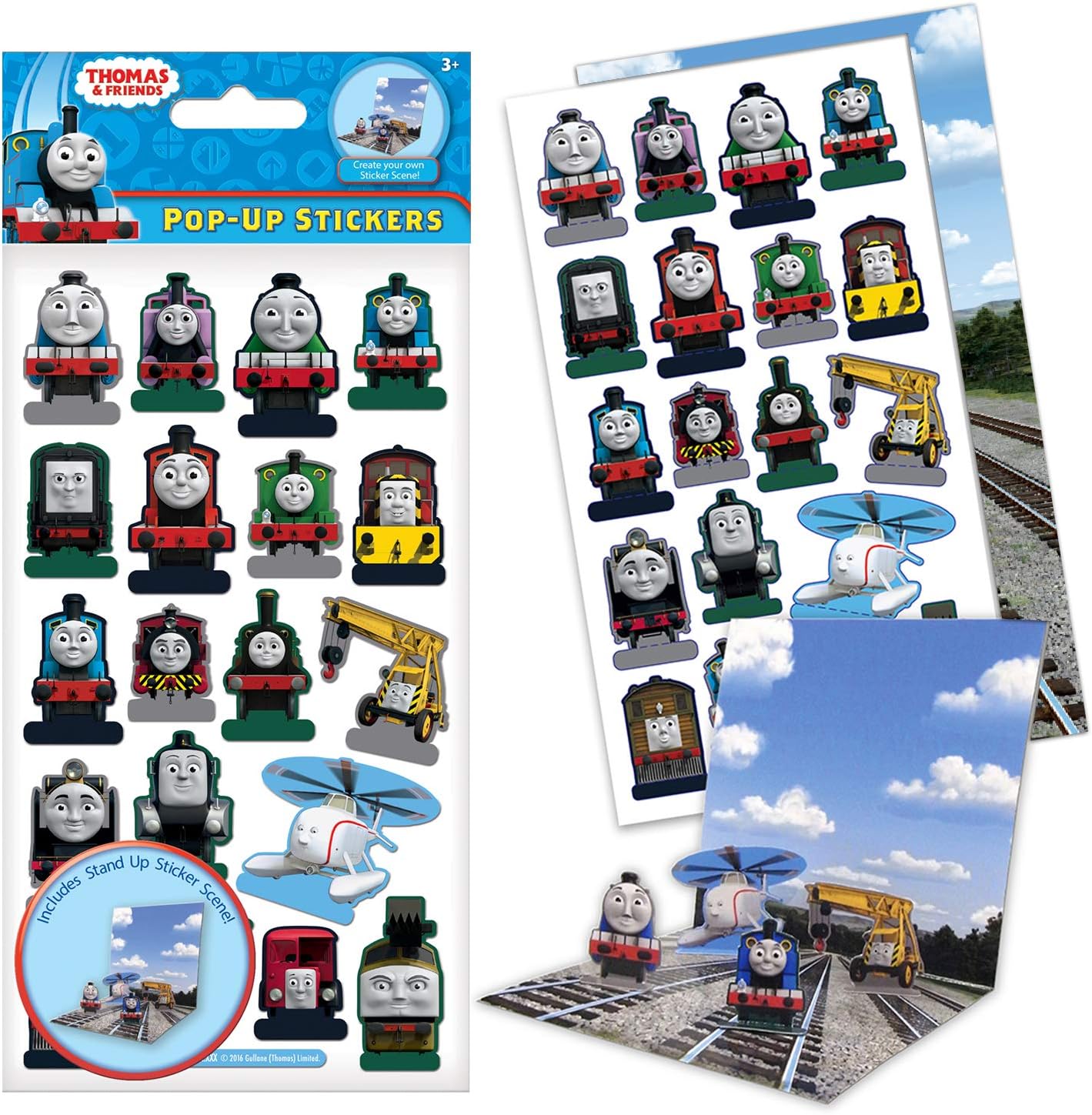 Paper Projects 01.70.27.003 Thomas and Friends Pop-Up Stickers and ...