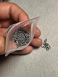 Amazon.com: 50 Pieces Silver Chain Extension, 2 inch Stainless Steel ...