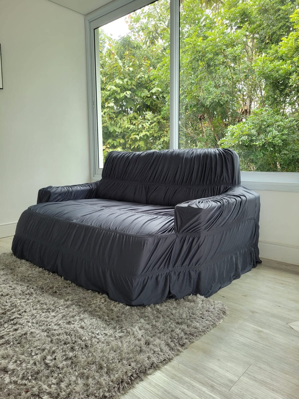 Capa para Sofá Extensivo Reclinável 4 lugares largura de 2,30m até 2 ...