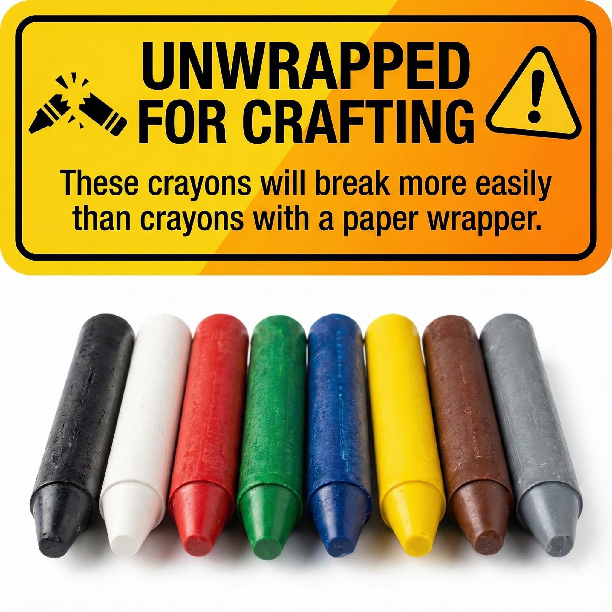 Snapklik.com : Craytastic Bulk Unwrapped Crayons Box Of 52 (Brown) For ...