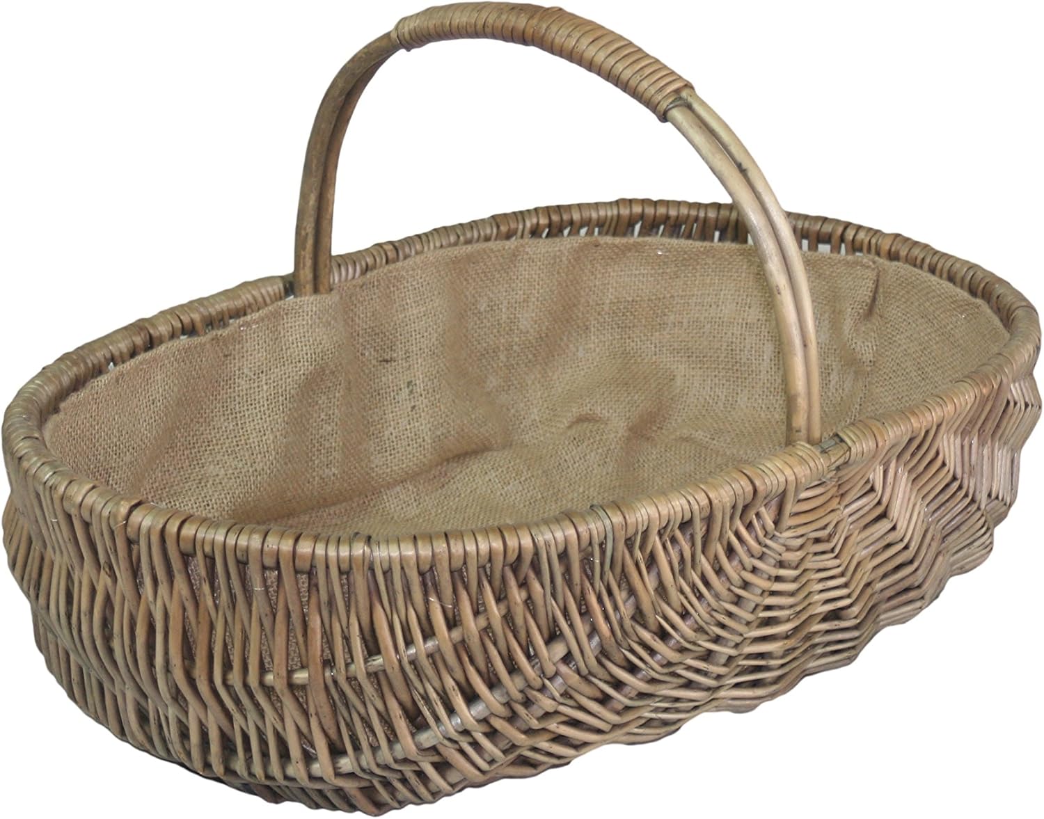Amazon.com : G034/1 Small Shallow Antique Wash Willow Fully Lined ...