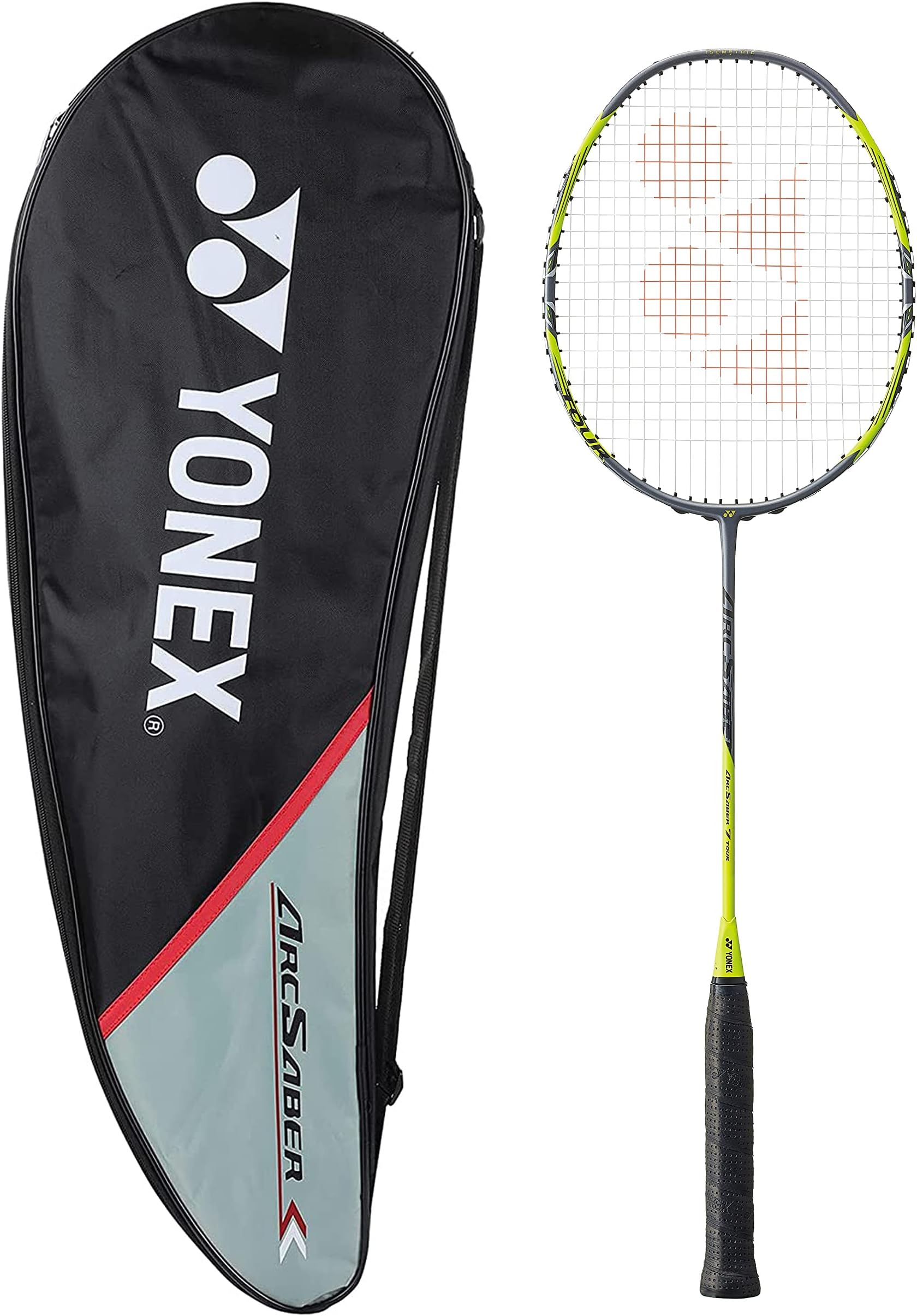 Buy Yonex Arcsaber 11 Play Badminton Pre-Strung Racket (Grayish Pearl ...