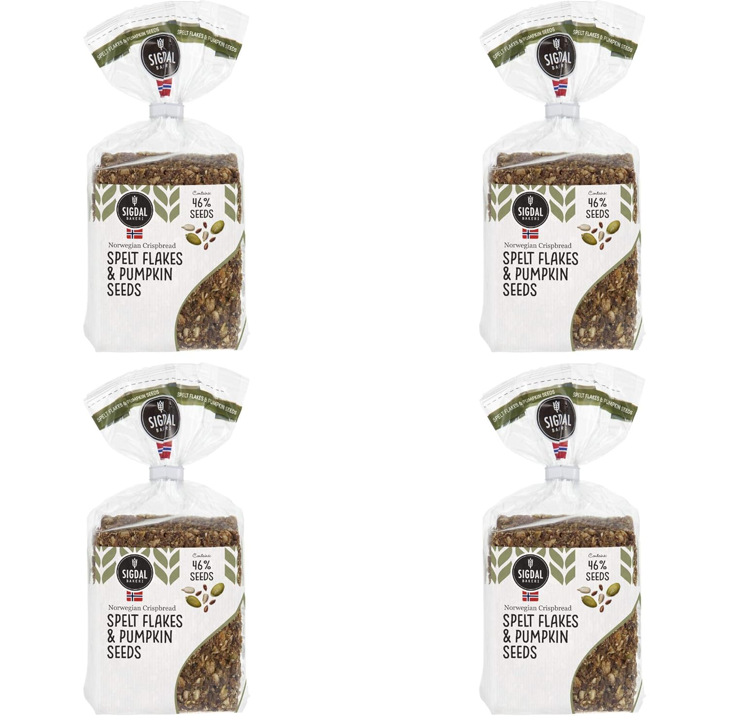 Amazon.com: Sigdal Bakeri All Natural Norwegian Crispbread - Non GMO ...