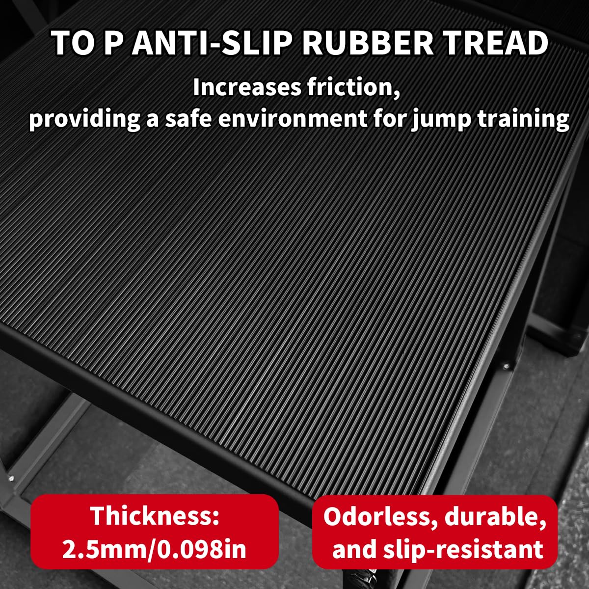 Snapklik.com : Metal Plyometric Jumping Box, 18 Inch Steel Plyo Box For ...