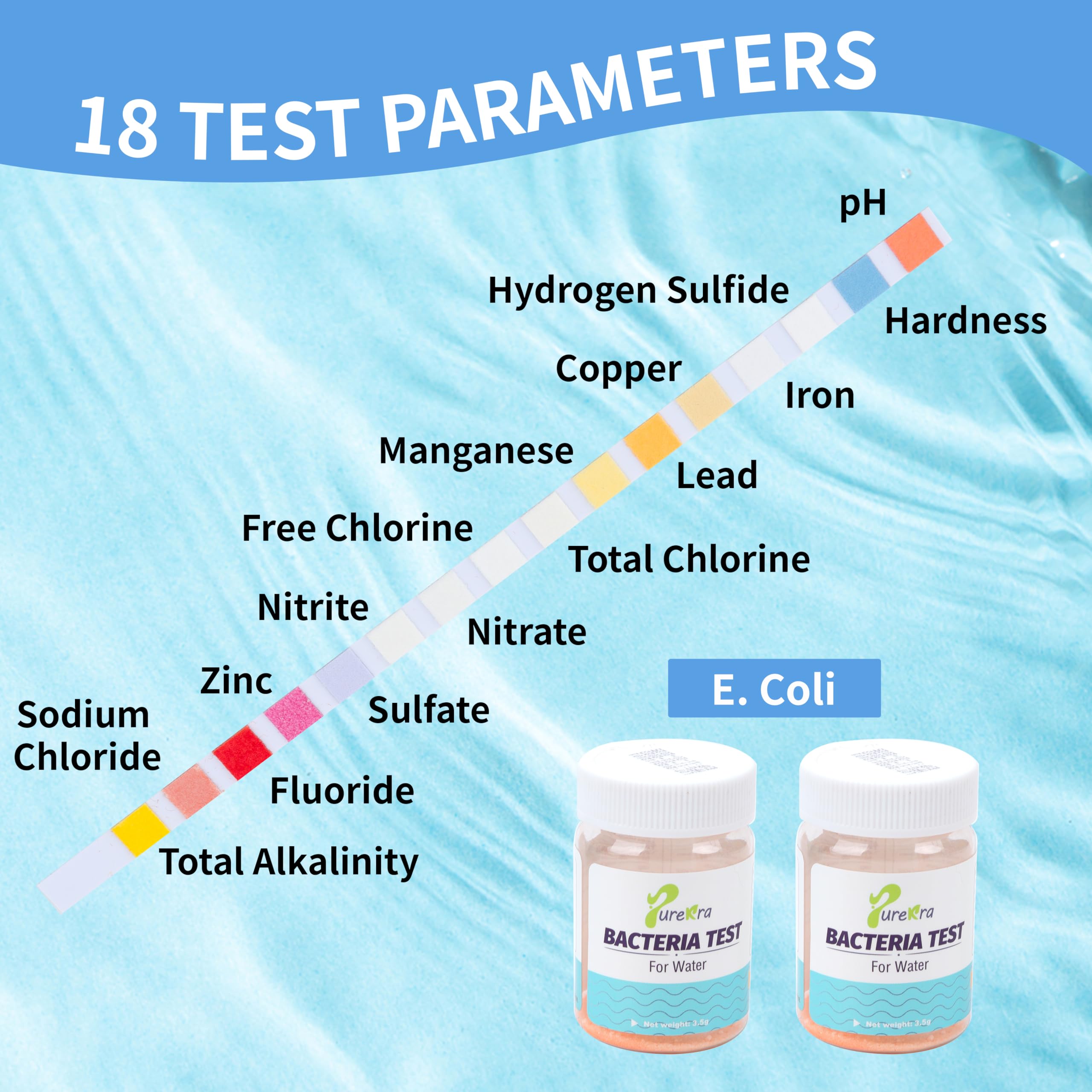 Snapklik.com : PUREKRA 17 In 1 Drinking Water Test Kit For Well & Tap ...