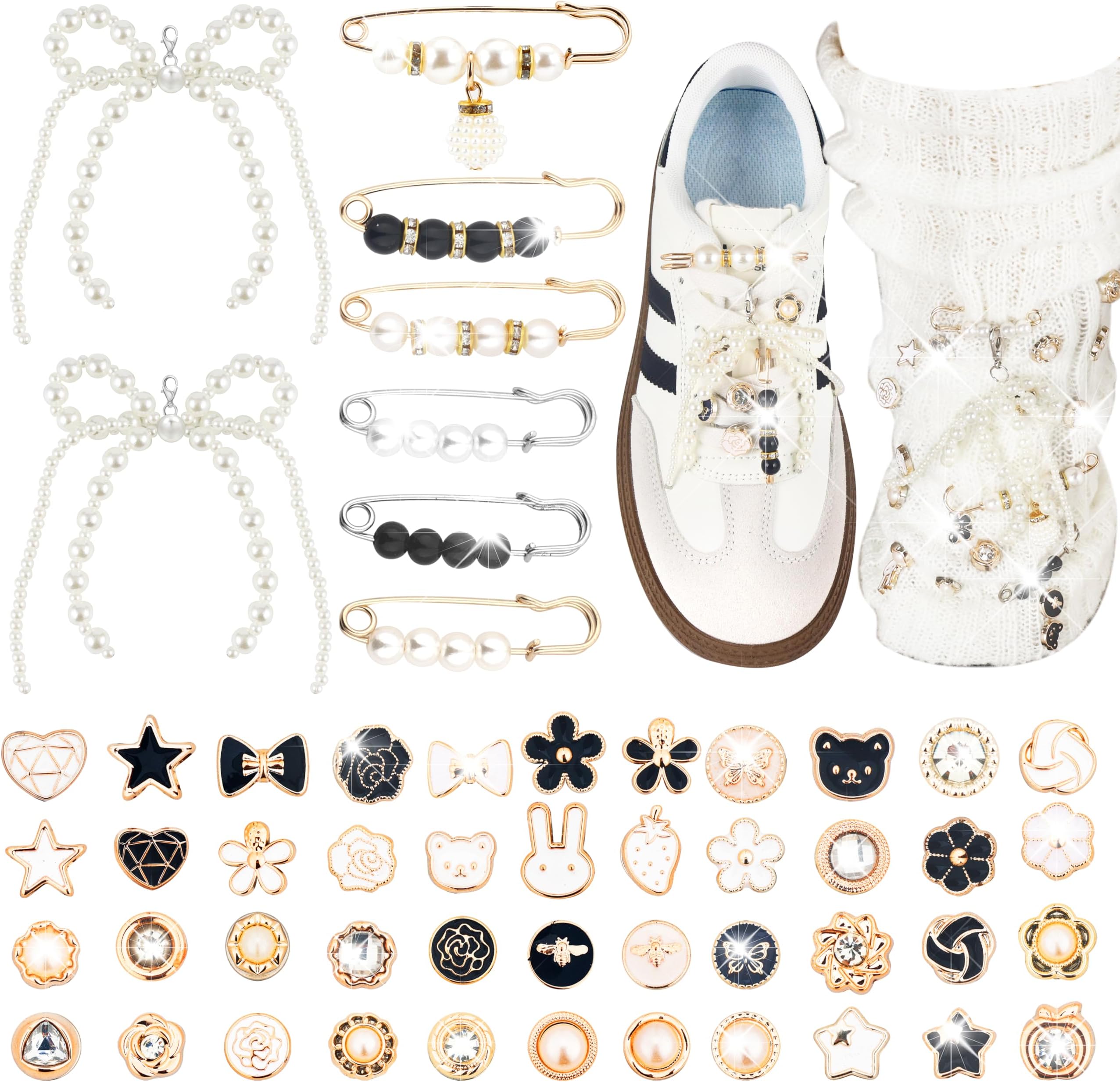 Amazon.com: Mity Rain 30PCS Charms for Sneakers - Lace Charms Contain ...