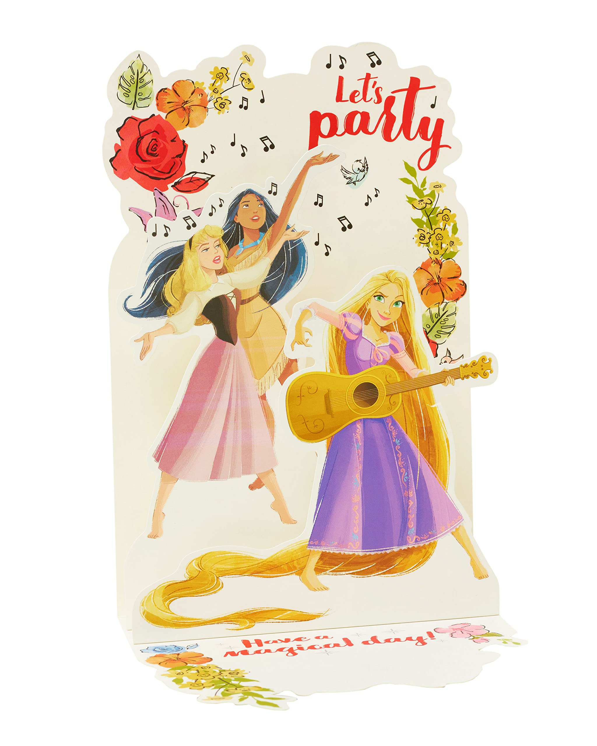 Disney Princess Happy Birthday Card