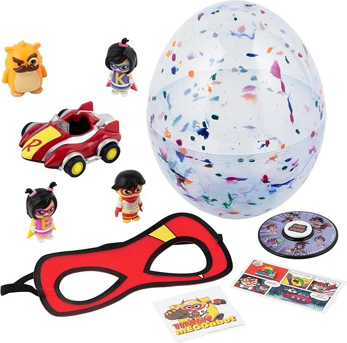 Amazon.com: Ryan’s World The Movie Mega Microverse Egg, Discover 8 ...