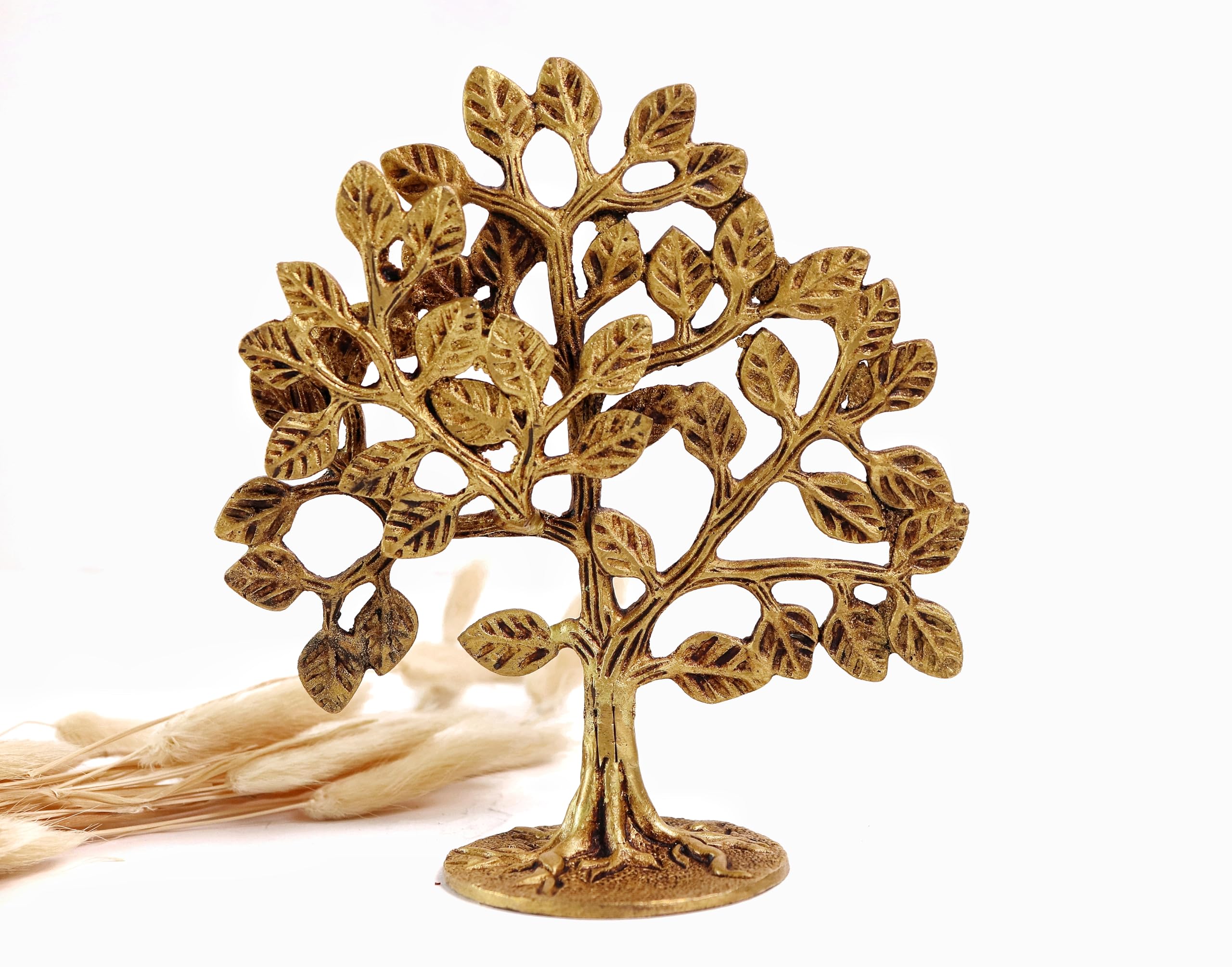 Buy The Spiritual Living Brass Kalpavriksha Tree Showpiece | Tree of ...