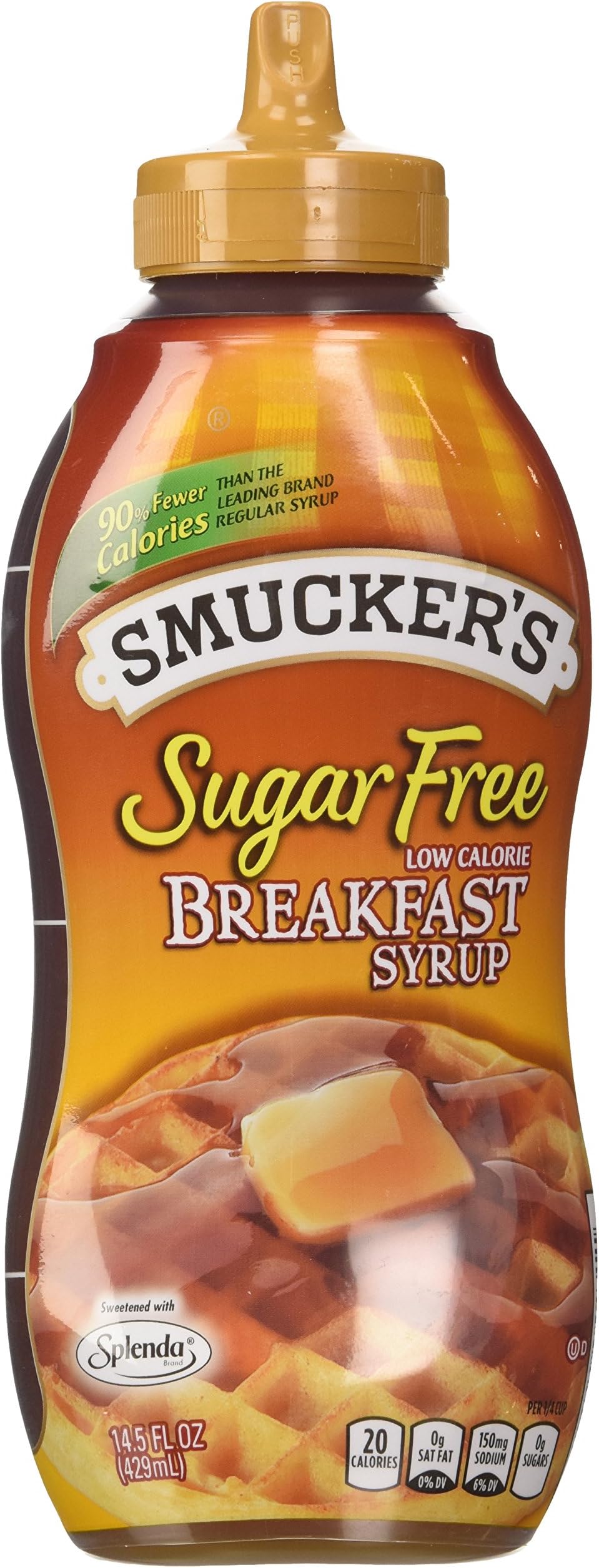 Amazon.com: Smuckers Sugar Free Breakfast Syrup, 14.5 Fl Oz (Pack of 2 ...