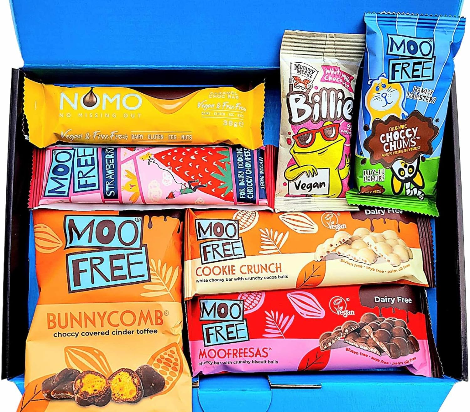 Moo Free & NOMO Chocolate Selection Hamper Gift Box | Free From, Dairy ...