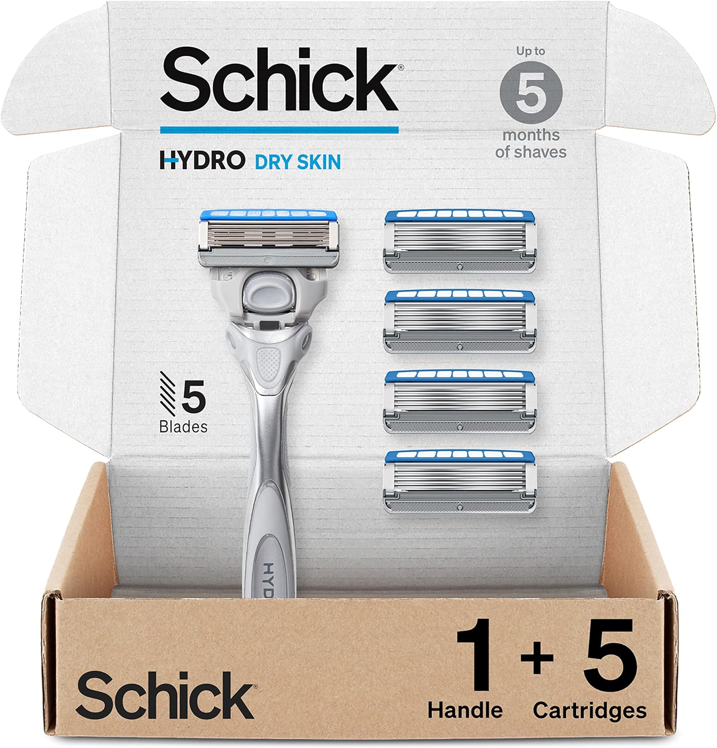 Schick Hydro Sense Hydrate Razors for Men with Skin Guard and Shock ...