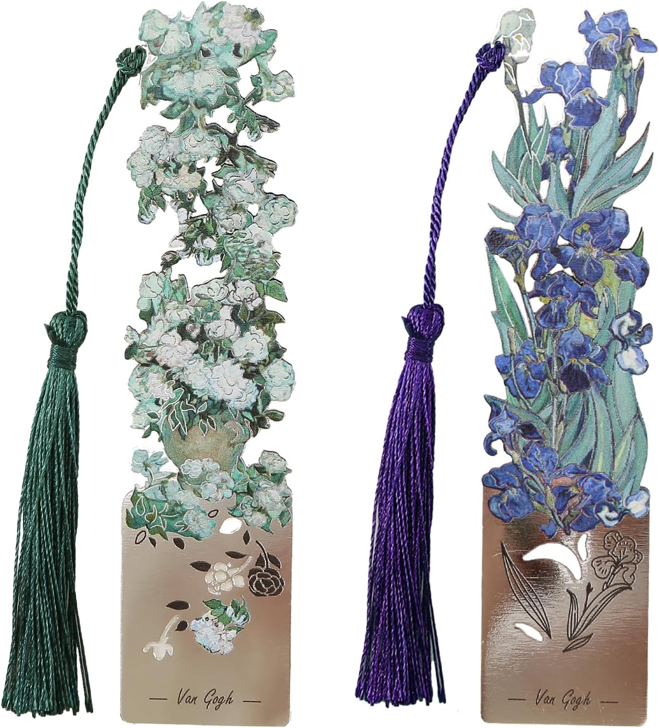 Amazon.com: Sgbvzbd 2 PCS Metal Bookmarks with Tassel, Bookmarks for ...