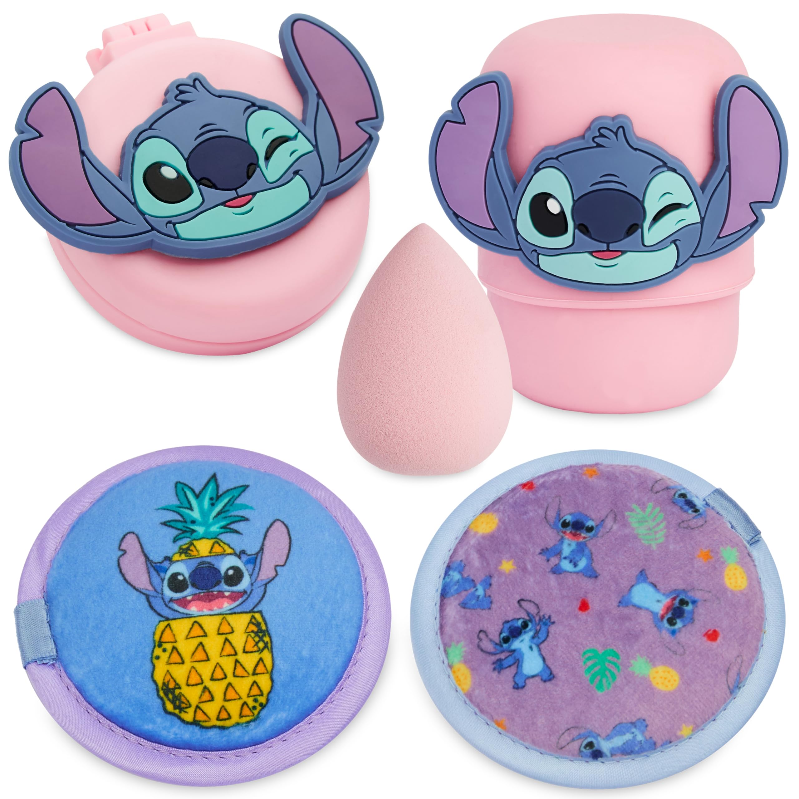 Disney Stitch Beauty Accessories Set with Beauty Sponge, Reusable ...