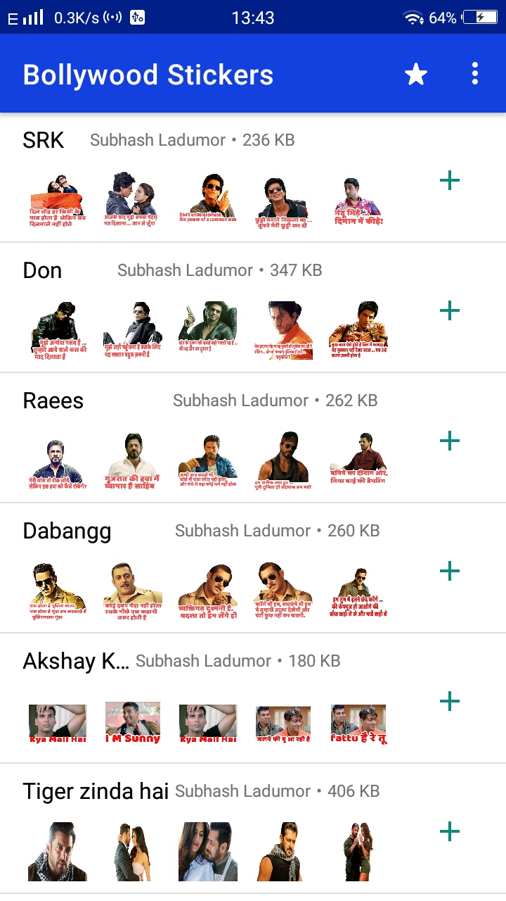 Bollywood – Hindi Stickers for WhatsApp - App on Amazon Appstore