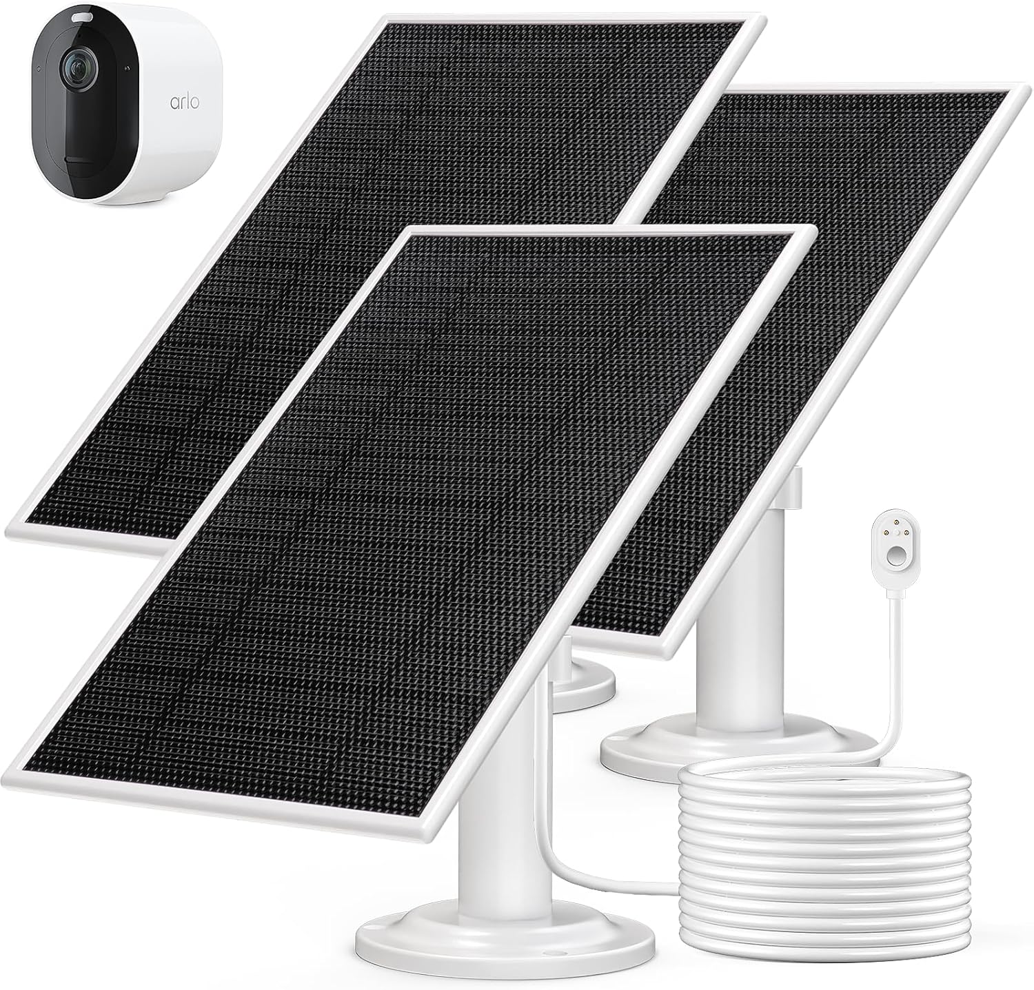 Amazon.com : 6V 4.5W Solar Panel Charge for Arlo Pro 4 / Pro 3 / Arlo ...