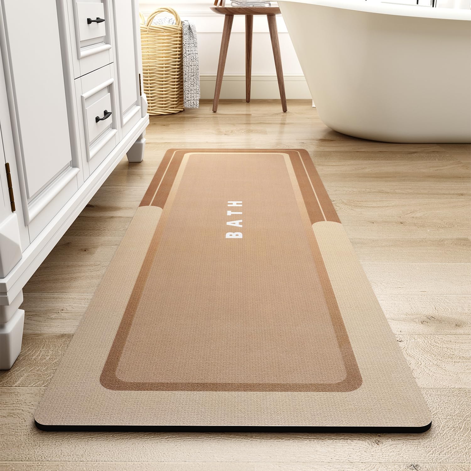 Amazon.com: MontVoo-Bath Mat-Bathroom Mat Rug Non Slip Super Absorbent ...