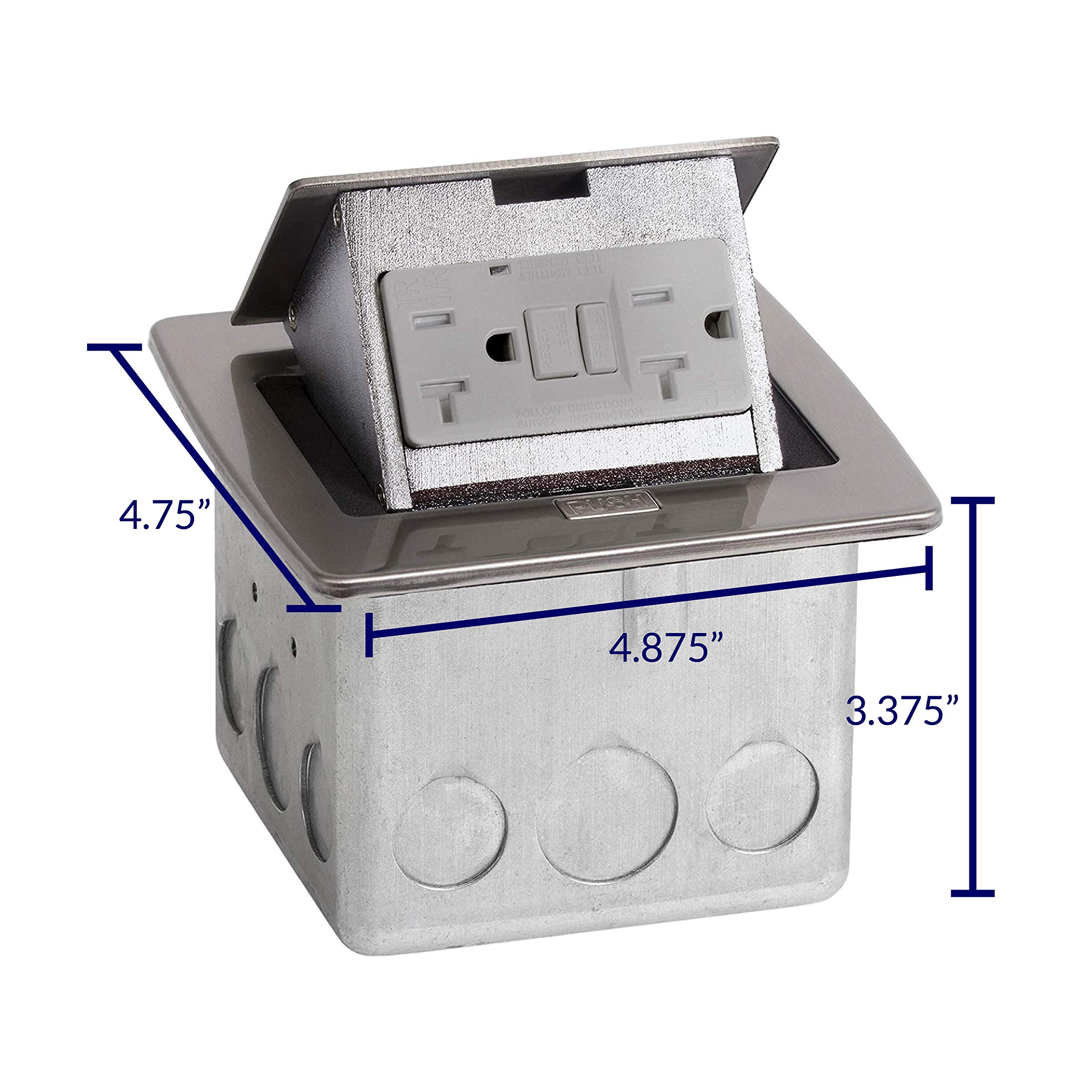 Lab Countertop Electrical Outlet Pedestal Kitchen Pop Up Outlets Lew