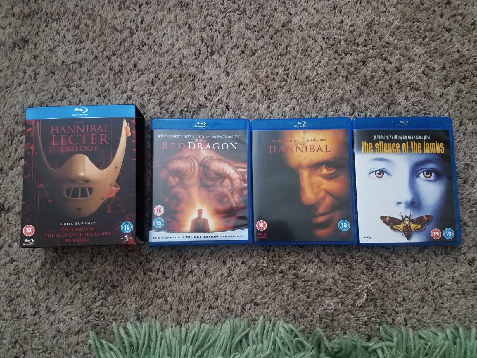 Amazon.com: The Hannibal Lecter Trilogy 1-3 Complete DVD Collection [3 ...