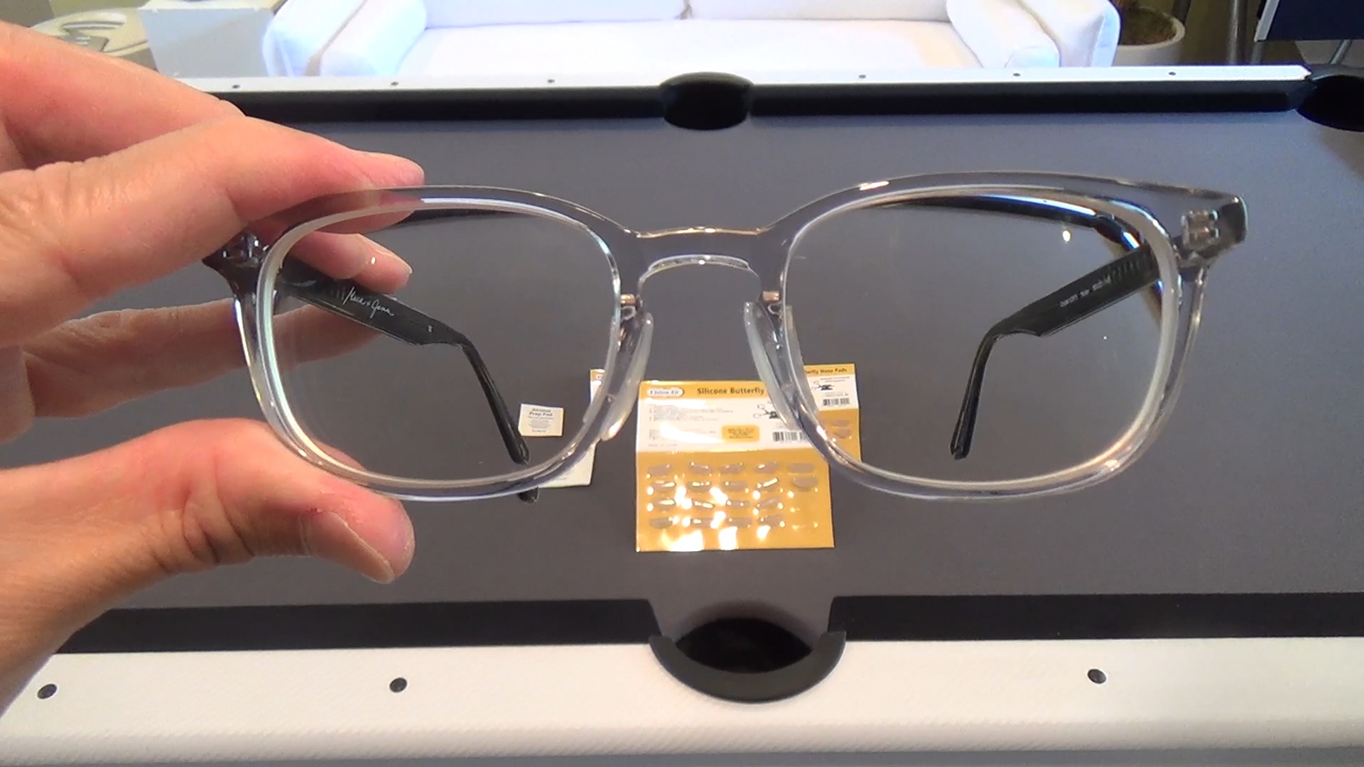 Watch VisionAir Silicone Nose Pads Customer Review on Amazon Live
