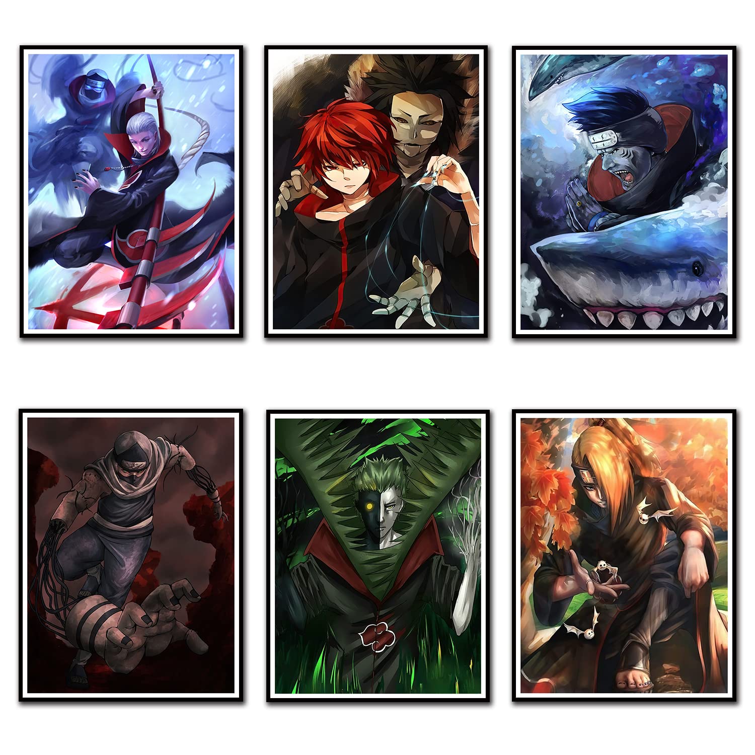 Snapklik.com : Akatsuki poster,Japan Anime Poster set,The Painting On ...
