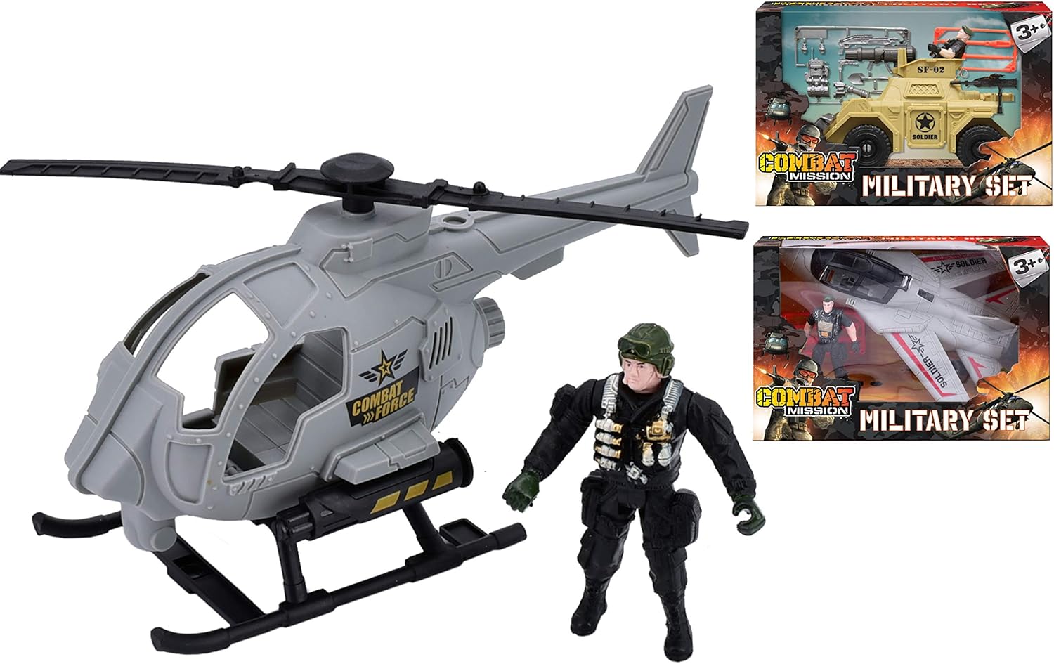 KandyToys Combat Mission 3pc Military Army Toy Set – Armoured Truck ...