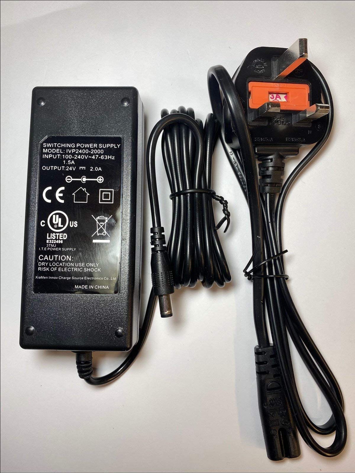 24V Up to 2A 48Watts AC Adaptor Power Supply for Logitech WingMan ...