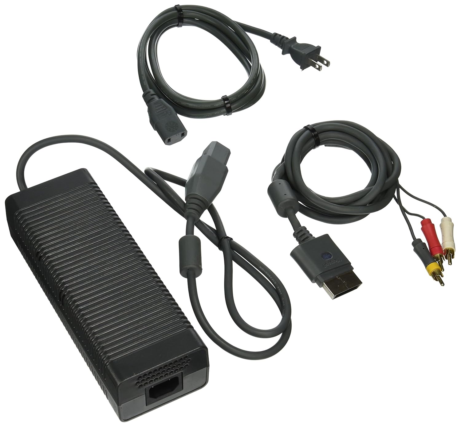 Amazon.com: Power Supply Brick Adapter Cord and HD Component AV Cables ...