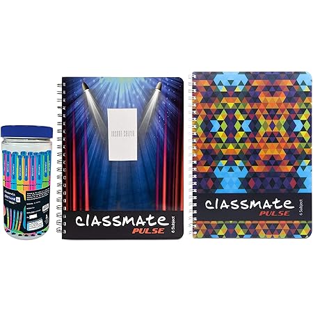 Classmate Soft Cover 6 Subject Spiral Binding Notebook, 300 Pages ...