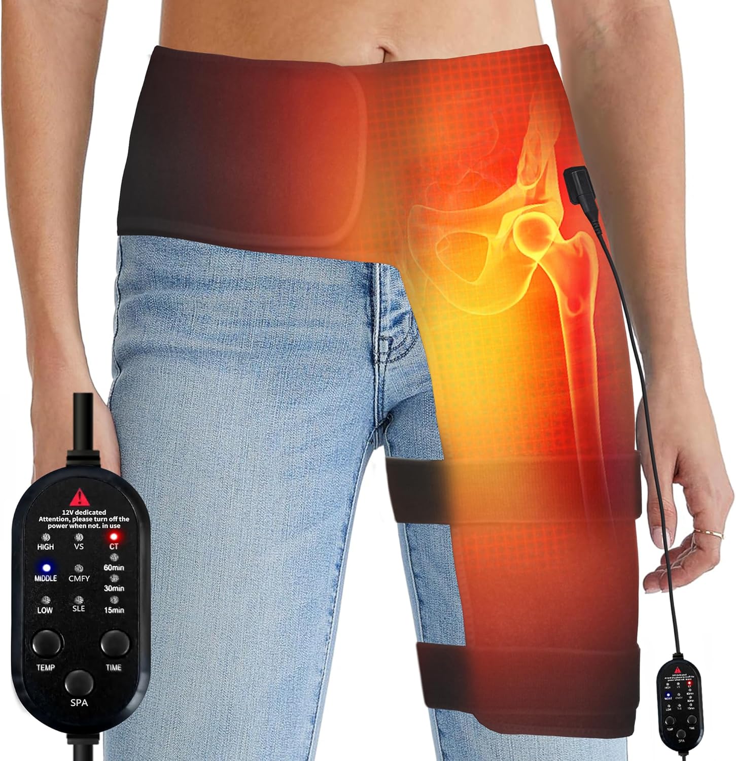 Amazon.com: Hip Heating Pad, Hip Massager Vibration, Heating Pad for ...