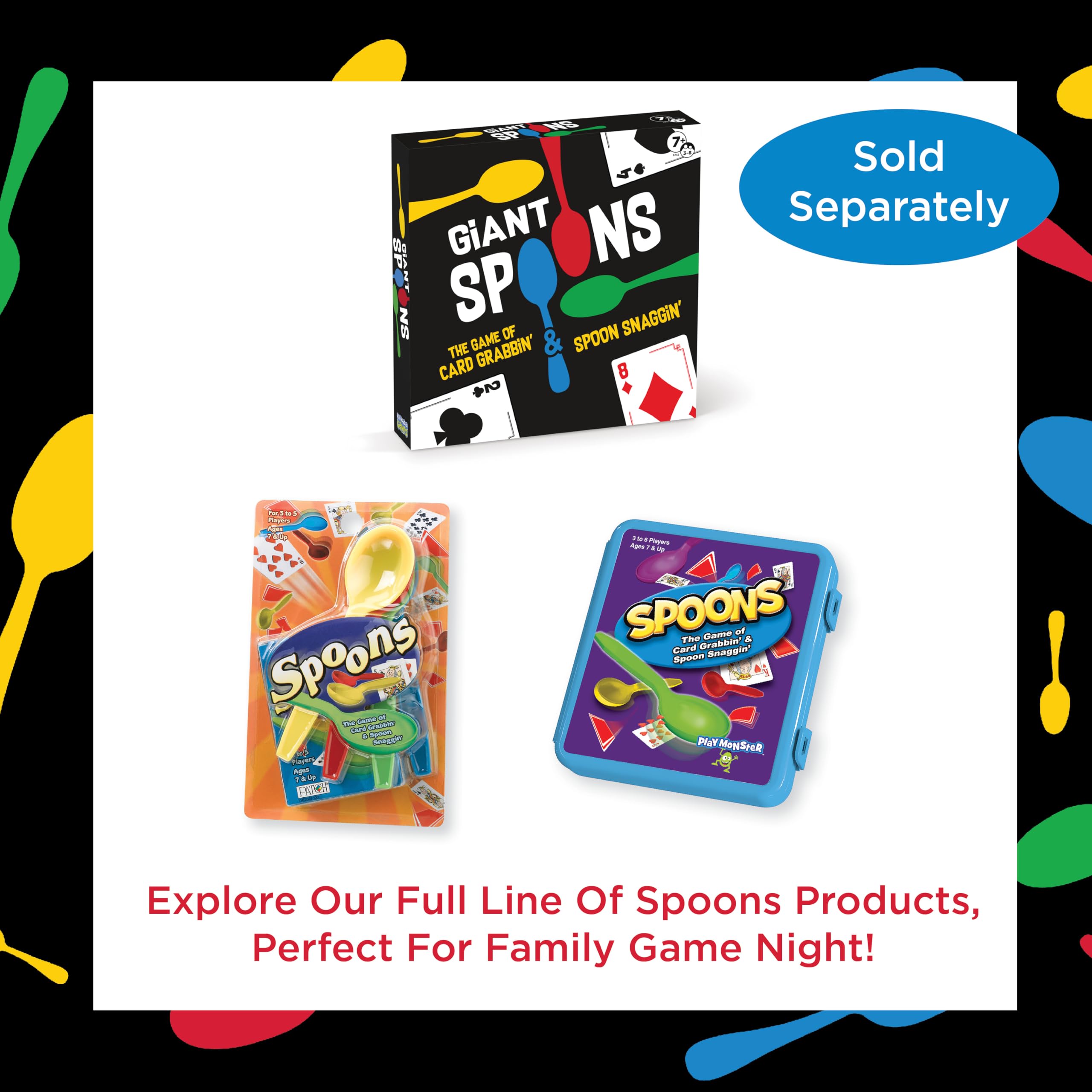 Snapklik.com : Giant Spoons, Card Games For Kids - Spoons Game, Deck Of ...