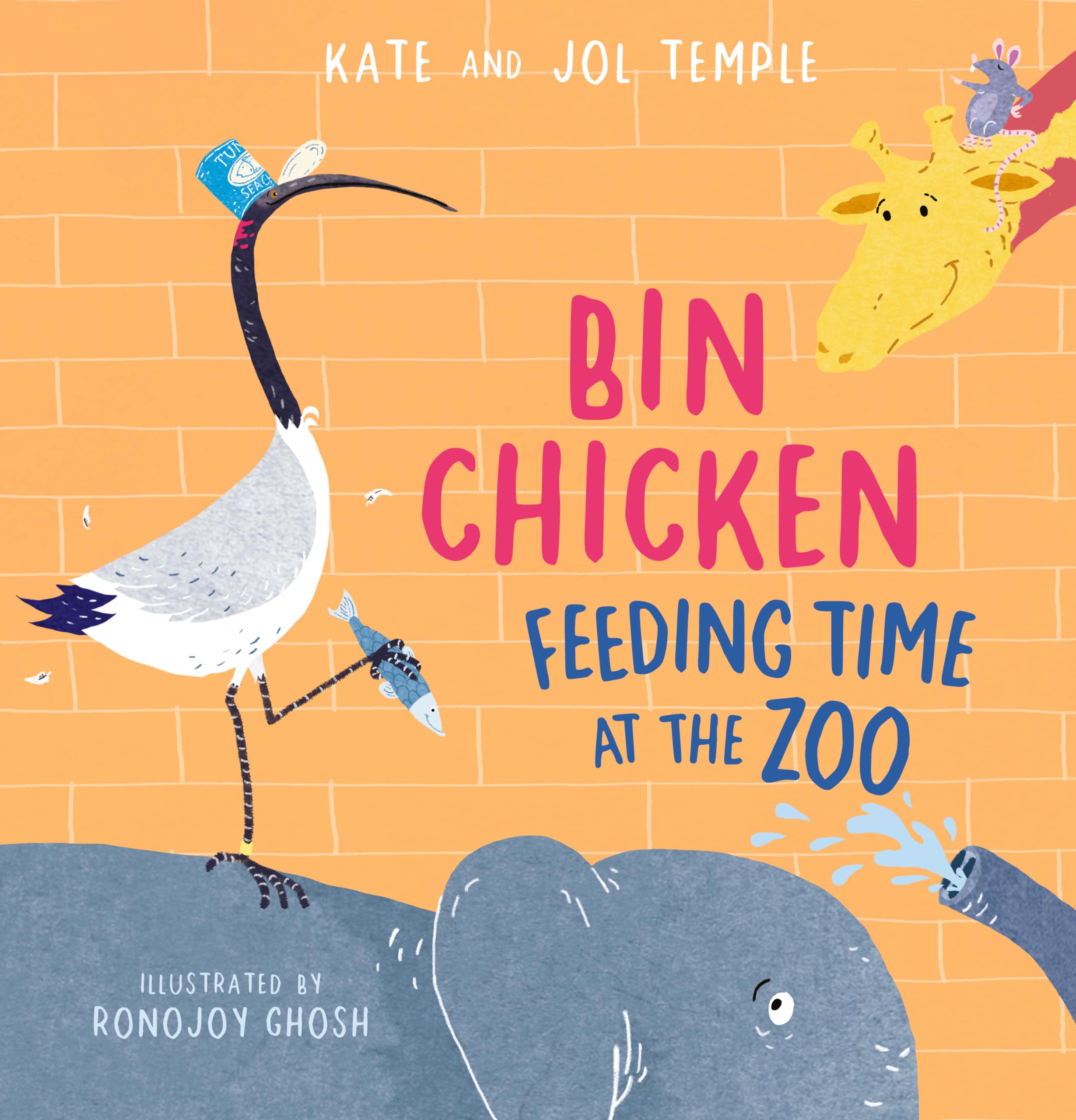 Bin Chicken Feeding Time at the Zoo : Temple, Jol, Temple, Kate, Ghosh ...