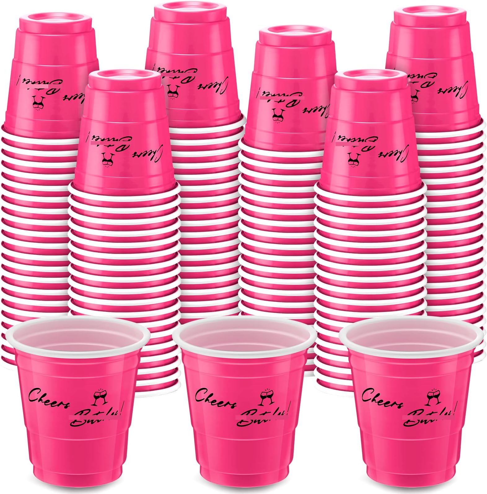 Amazon.com: TOSPARTY 120Pcs 2oz Mini Disposable Plastic Cups Mini ...
