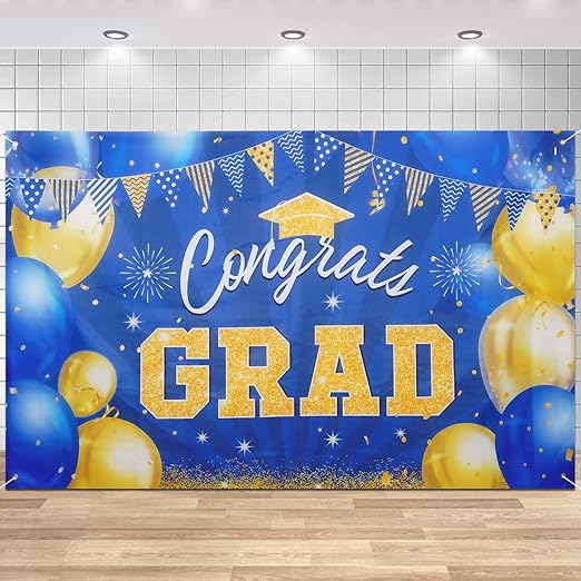 Amazon.com: Decyear Graduation Banner Decorations Class of 2023, 71x43 ...