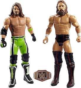 Amazon.com: WWE Daniel Bryan vs AJ Styles Battle Pack Series #64 with Two 6-inch Articulated ...