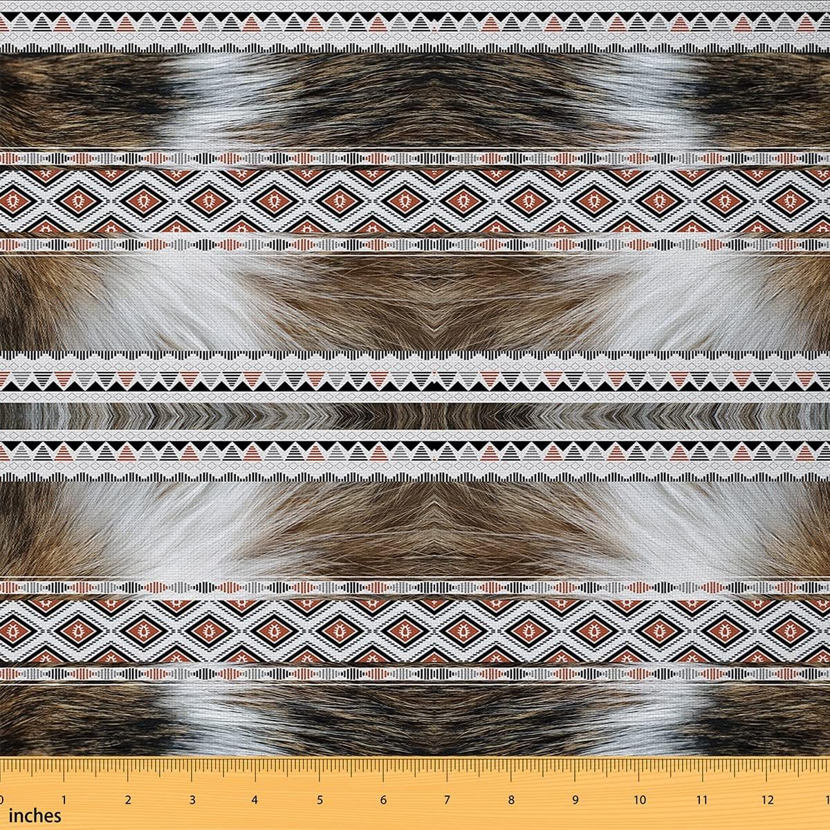 Amazon.com: Feelyou Animal Fur Outdoor Fabric by The Yard, Exotic ...
