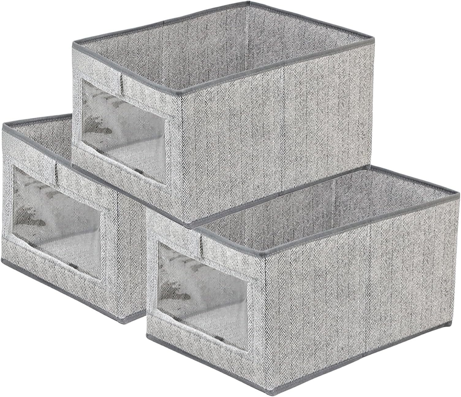 Amazon.com: Elisabe Linen Closet Organizer and Storage, 4 Pack Foldable ...