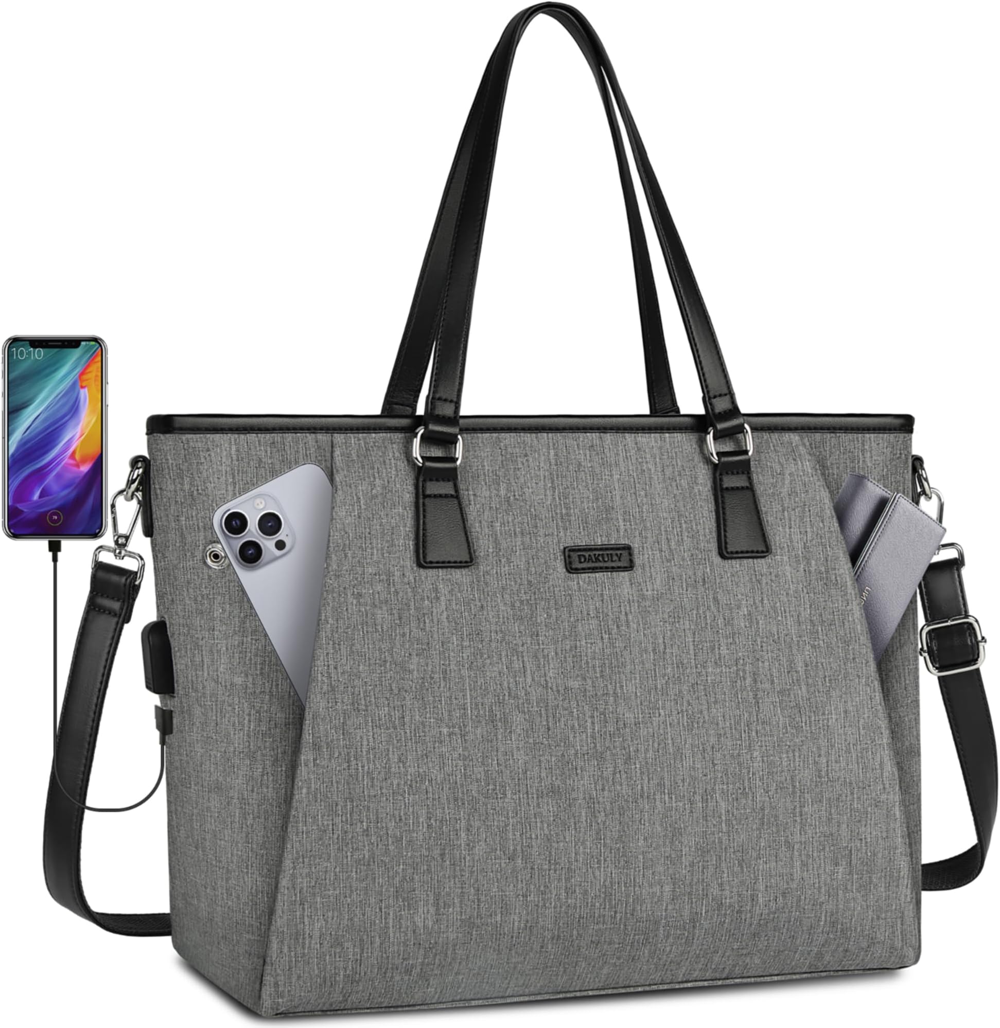 Tote Bags for women 15.6 inch Laptop Tote Bags Large Work Bag womens ...