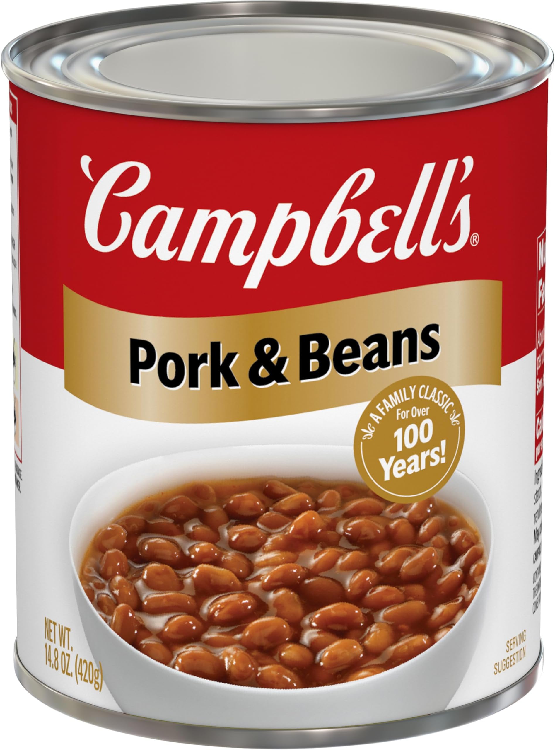 Amazon.com : Van Camp's Pork and Beans, Canned Beans, 8 oz : Everything ...