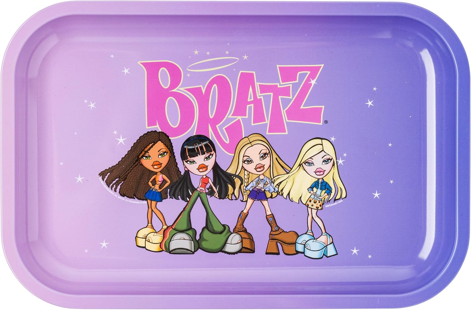Amazon.com | Silver Buffalo Bratz Tin Tray Featuring Yasmin, Cloe, Jade ...