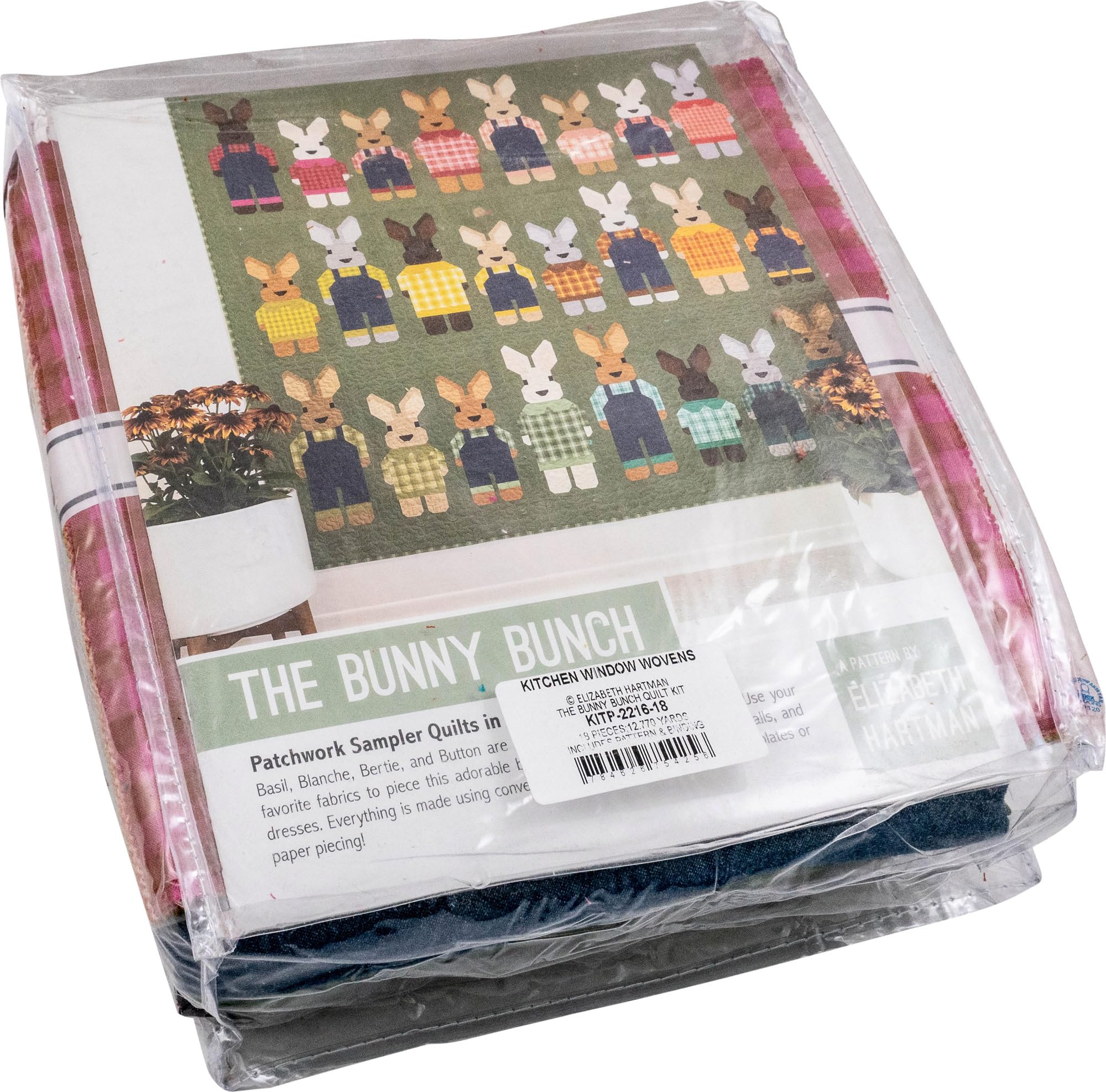 Quilt Pattern Bunny Bunch By Elizabeth Hartman - Basil Blanch Bertie ...
