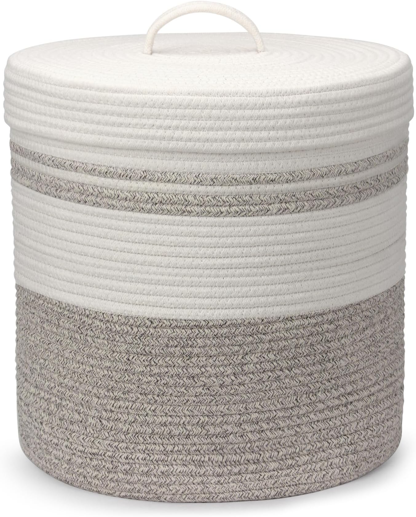 Amazon.com: Goodheim Laundry Hamper with Lid, Large Woven Laundry ...