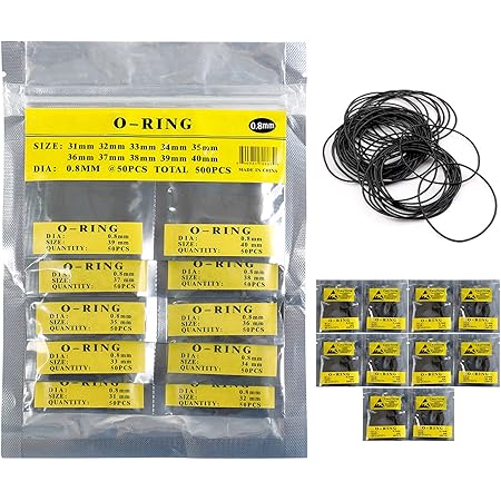 Amazon.com: OTOOLWORLD O Ring Watch Back Gasket Rubber Seal Washers Set ...