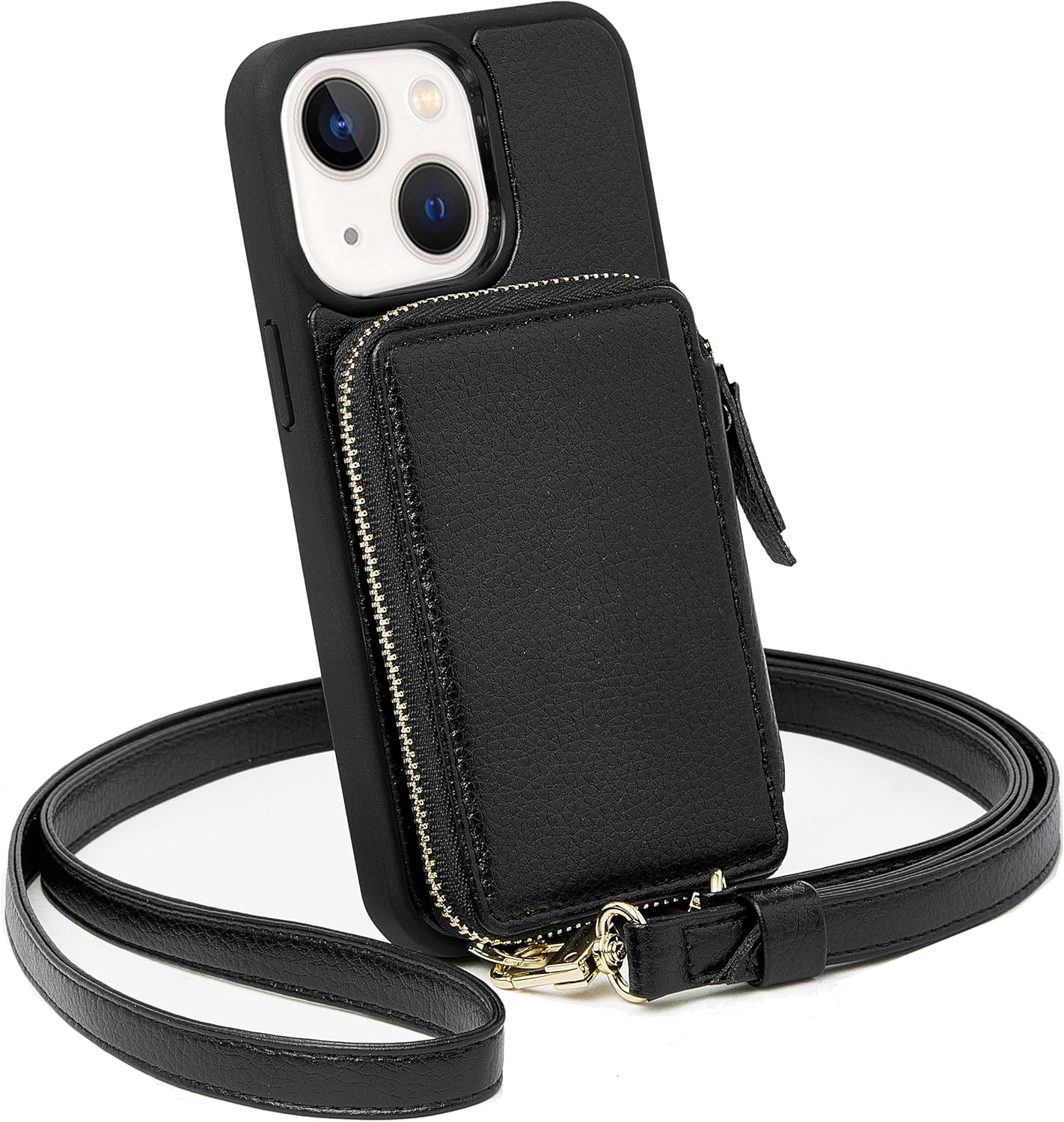 Amazon.com: ZVE for iPhone 15 Wallet Case, Card Holder Crossbody Phone ...