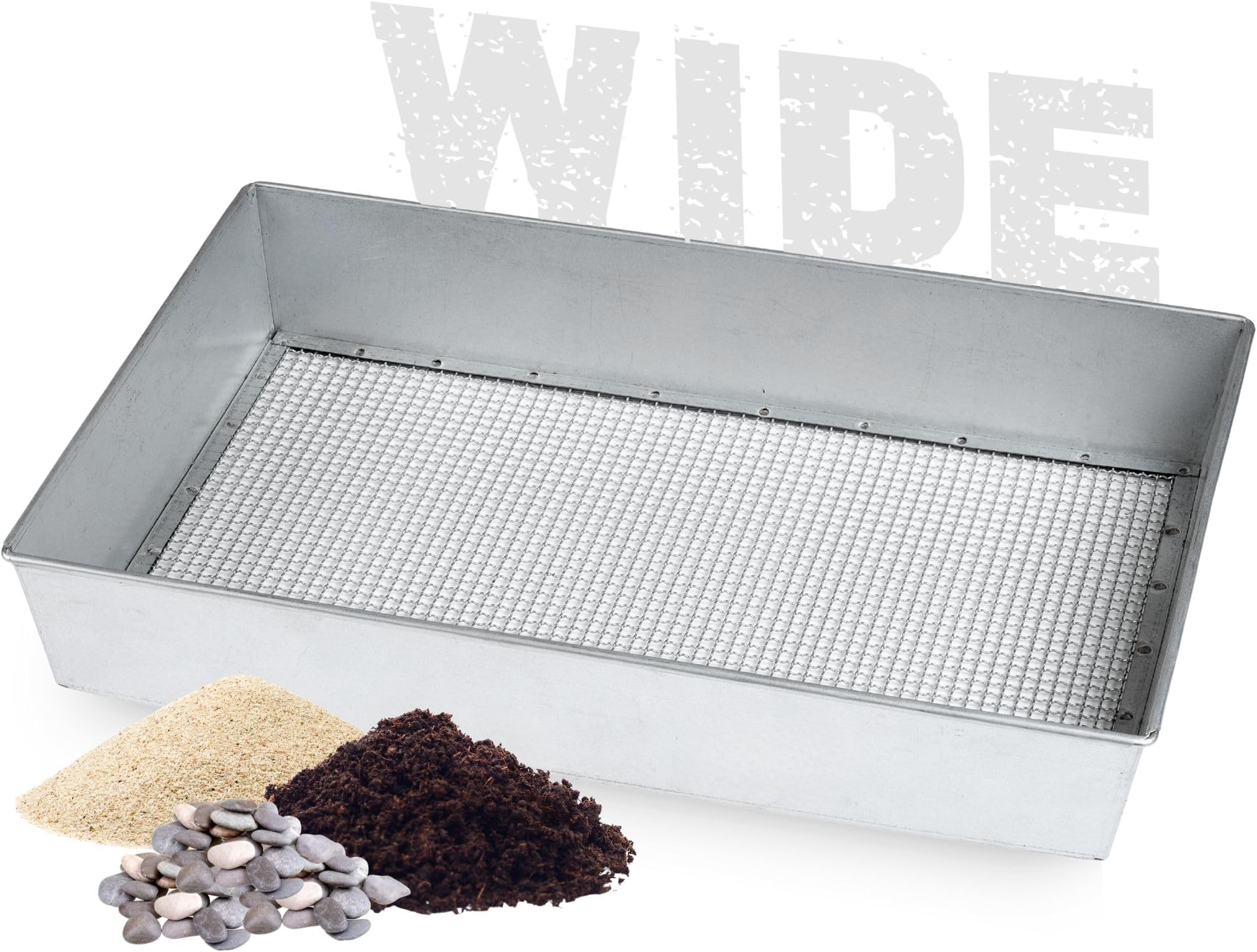 Amazon.com : dootiva Rotary Soil Sifter Compost Sieve Garden Potting ...